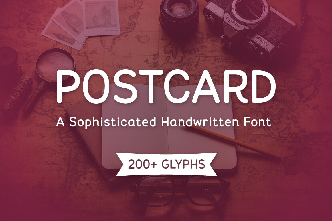 Postcard: A Sophisticated Handwritten Font - only $7! - MightyDeals