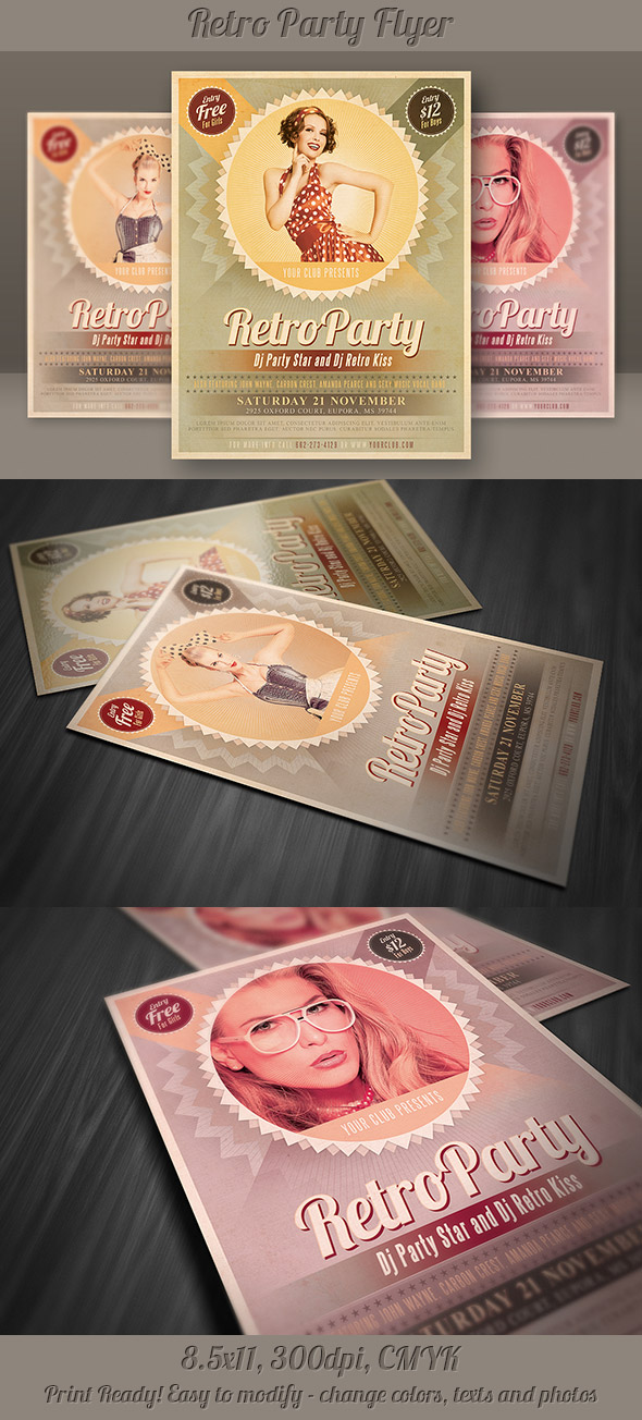 Deal of the Week : 20 Beautiful Retro Print Templates - only $24!