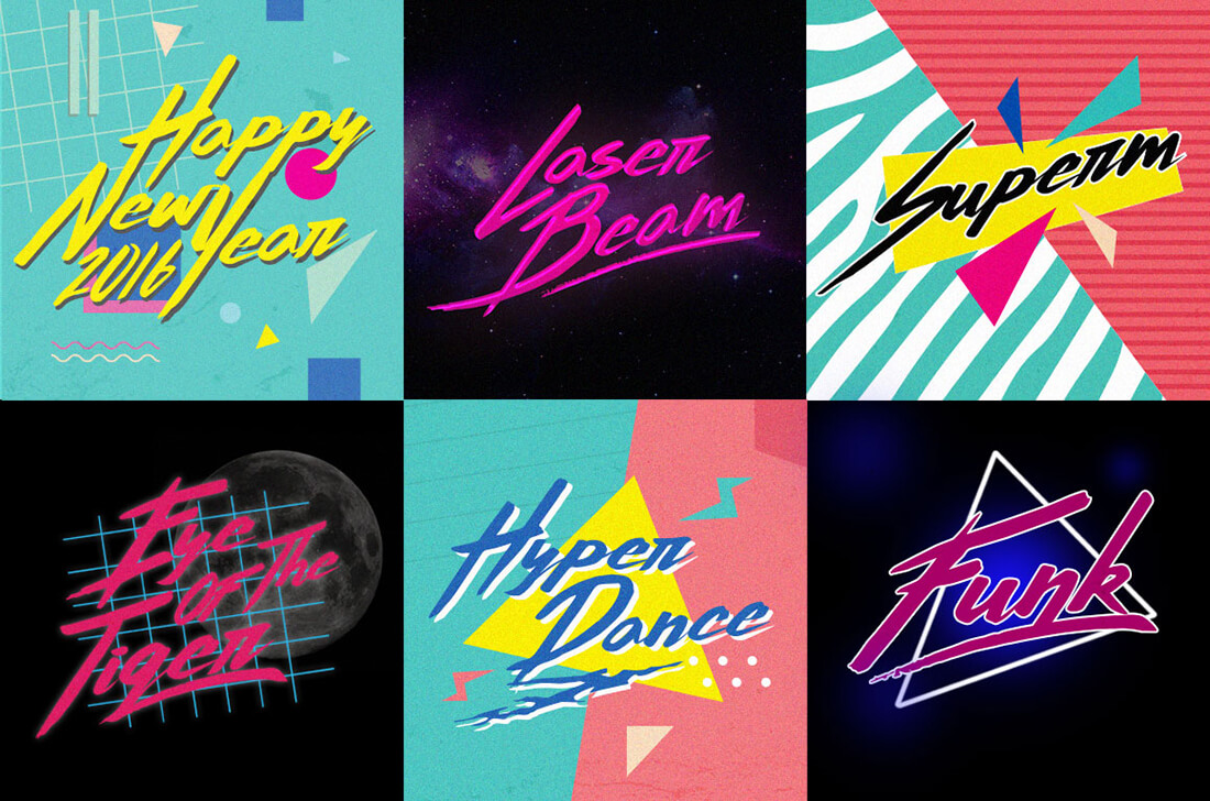 80s Brush Font