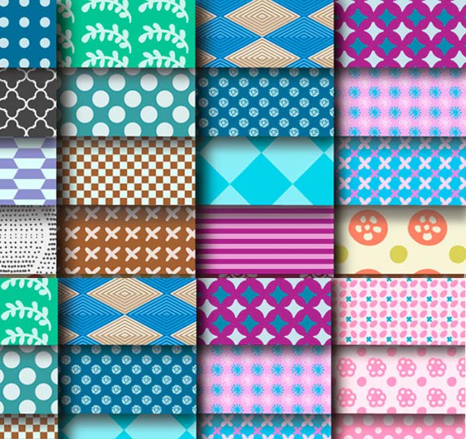 Free Download: 100 Repeating Vector Patterns From Freepik - MightyDeals